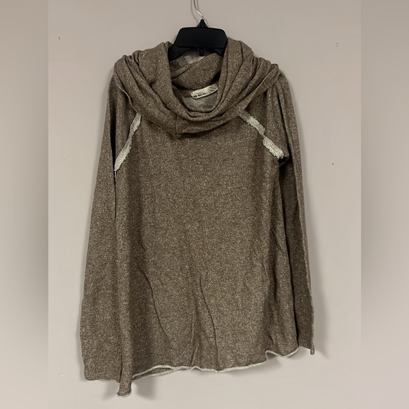 Sweaters | Brown Loose Collar Pullover | Poshmark